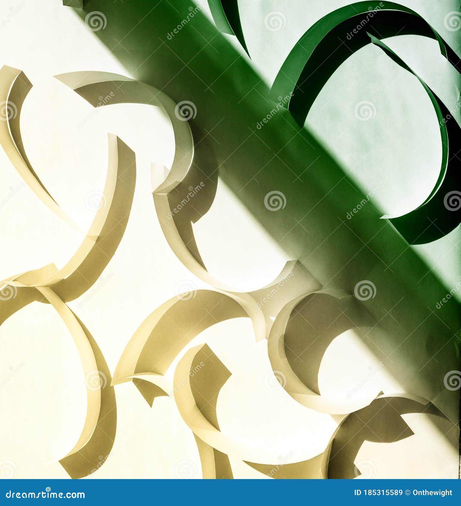 Paper Thorns on White Paper Stock Image - Image of stem, white: 185315589