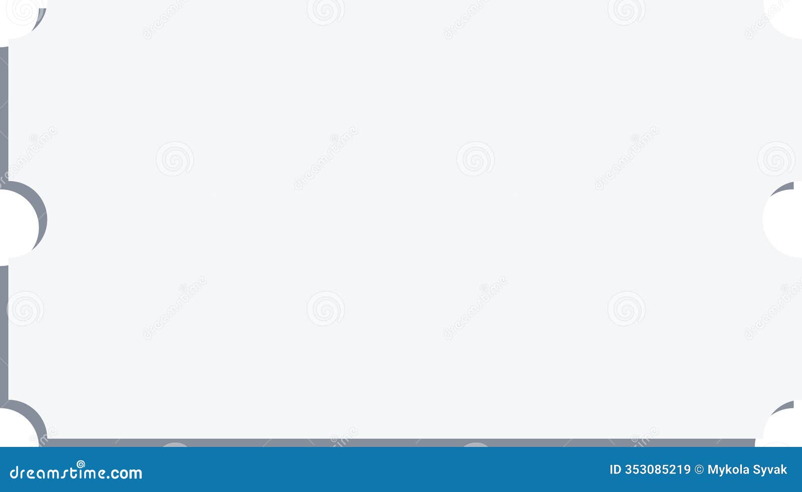 Paper Ticket Coupon stock illustration. Illustration of template ...