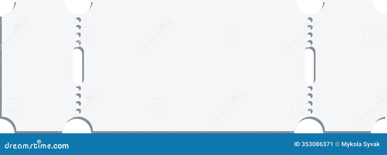 Paper Ticket Coupon stock illustration. Illustration of paper - 353086371