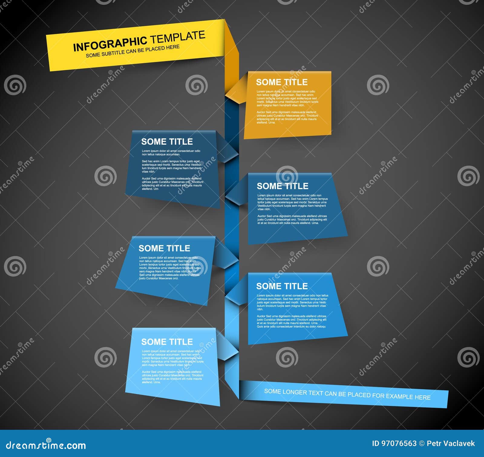 Paper Timeline Infographics Vector Illustration | CartoonDealer.com ...