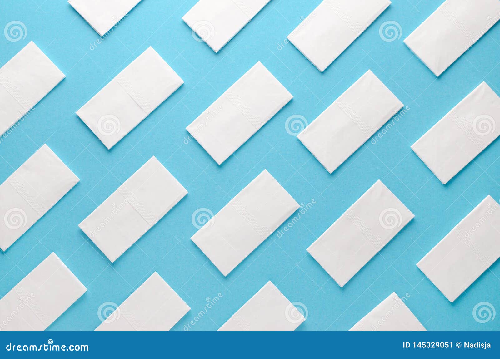 Paper Tissue Abstract Pattern on Blue Background Stock Image - Image of ...