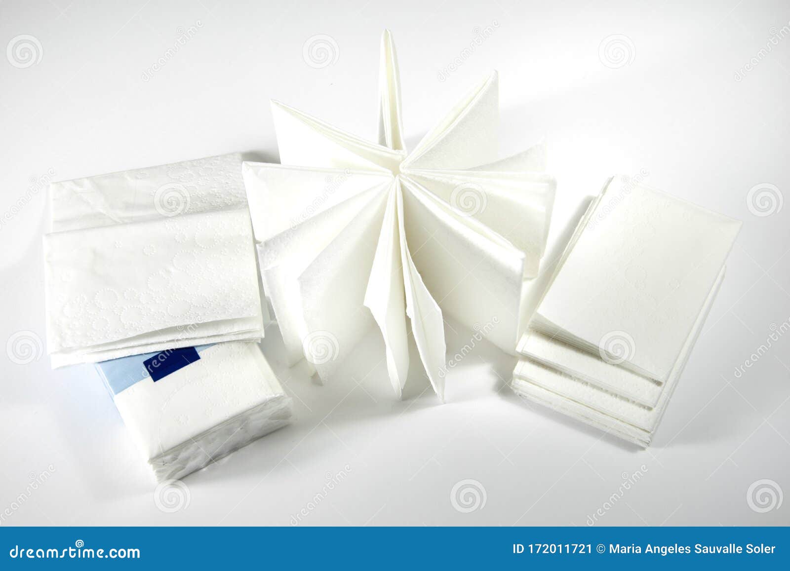 Paper tissue set. stock image. Image of wrap, disposable - 172011721