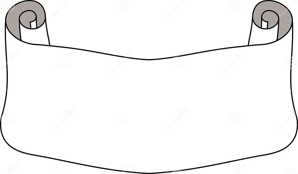 Paper Title scroll stock vector. Illustration of frame - 195026858