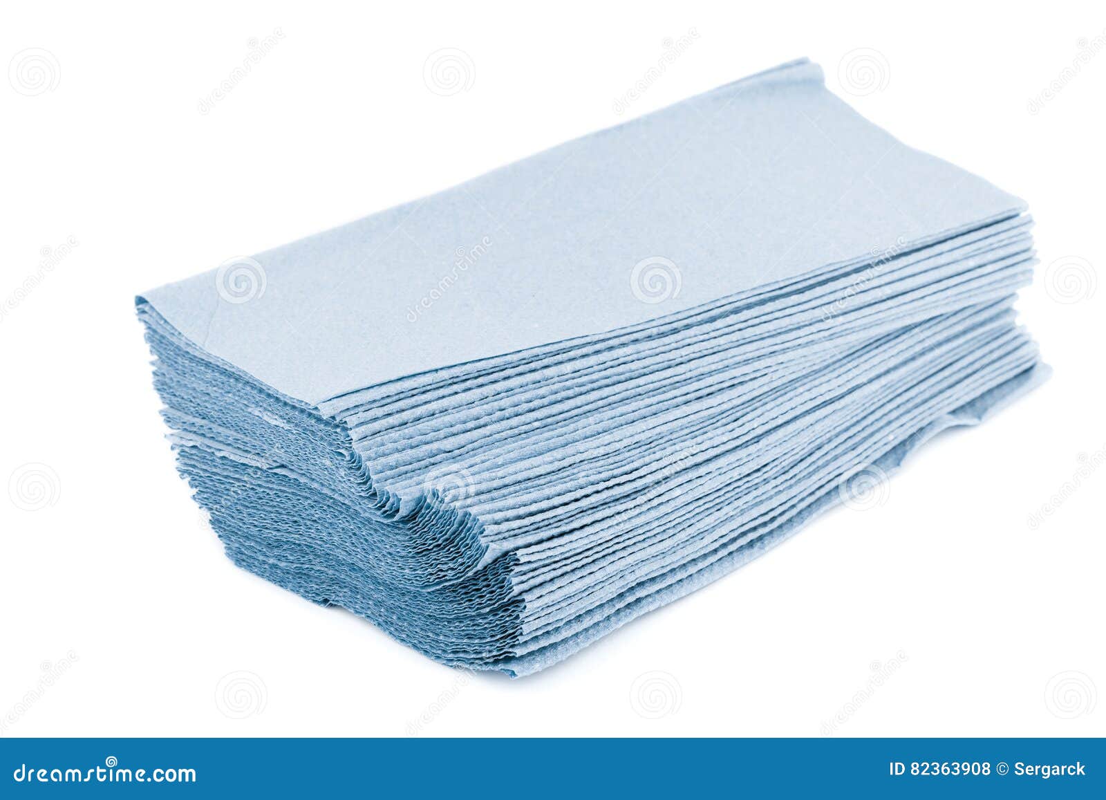 Paper Towels on White Background Stock Photo - Image of recycling ...