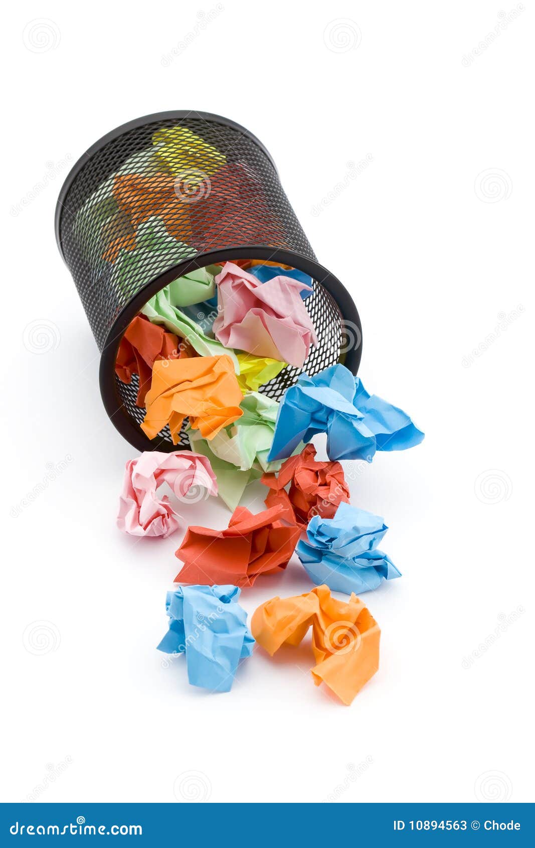 Paper trash stock image. Image of rubbish, disposal, office - 10894563