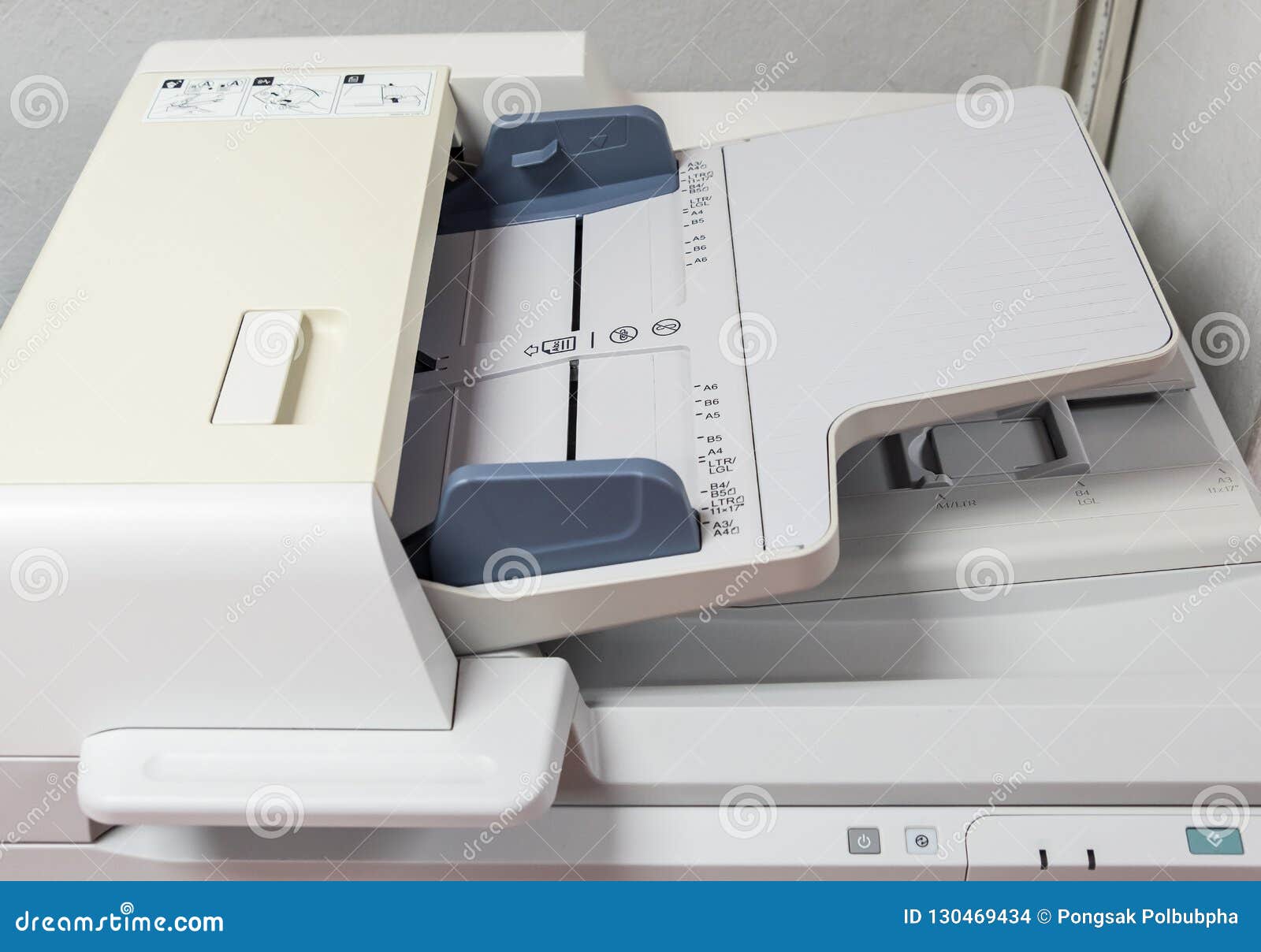 Paper Tray of the Modern Digital Laser Copier. Stock Photo - Image of ...