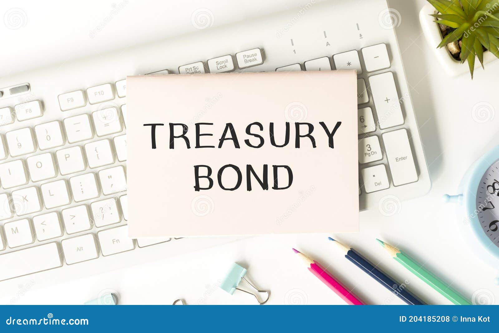 Paper with Treasury bonds stock photo. Image of paper - 204185208