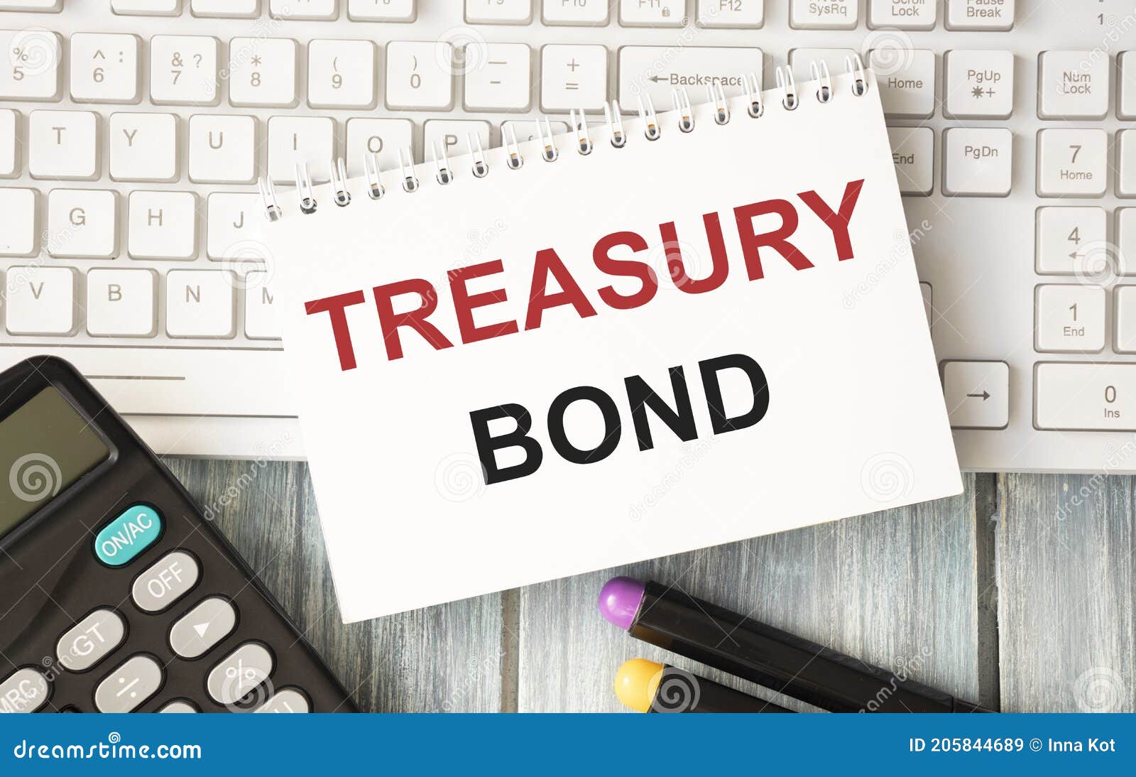 Paper with Treasury bonds stock image. Image of success - 205844689