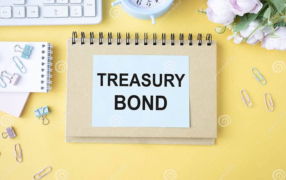 Paper with Treasury Bonds on Stock Photo - Image of paper, economy ...