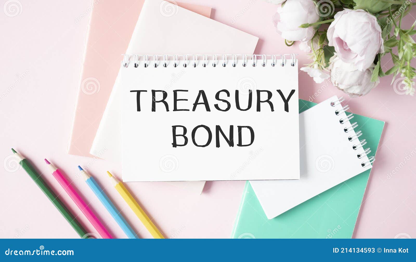 Paper with Treasury bonds stock image. Image of sign - 214134593