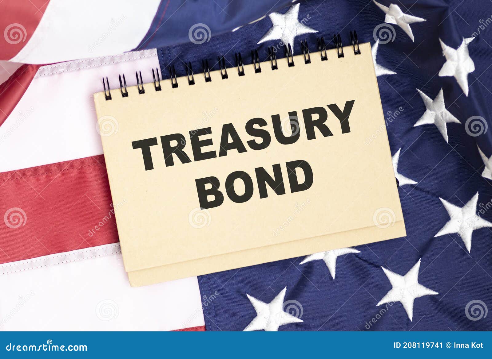 Paper with Treasury bonds stock image. Image of money - 208119741