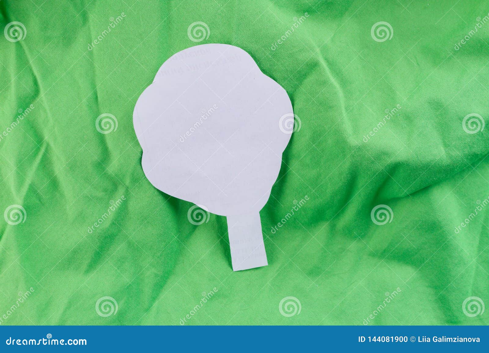 Paper Tree on Green Background Stock Photo - Image of creative, summer ...