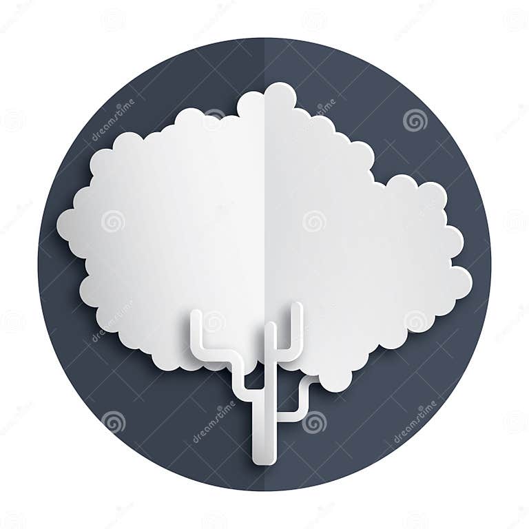Paper Tree. Vector Illustration Decorative Design Stock Vector ...