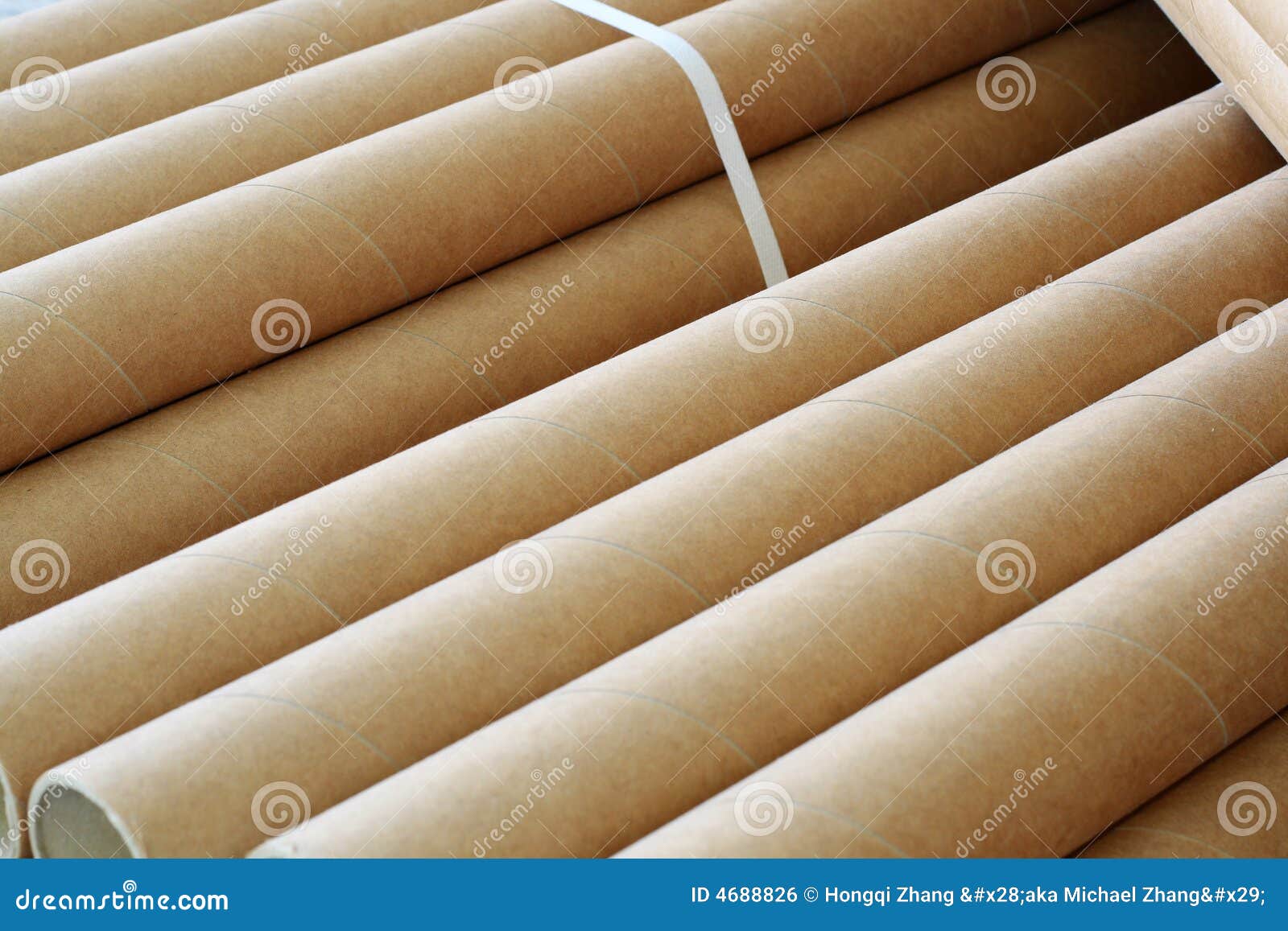 Paper tube stock photo. Image of core, grey, coil, empty - 4688826