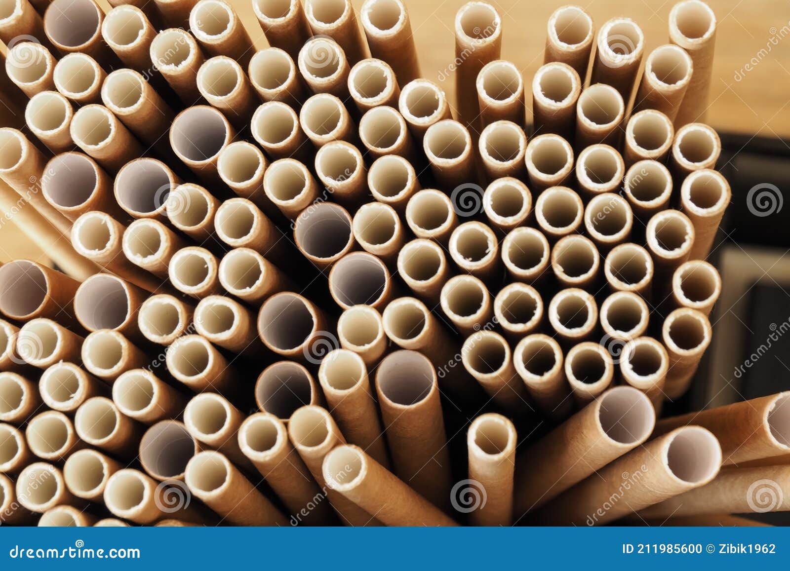 Paper tubes stock photo. Image of abstract, decoration - 211985600
