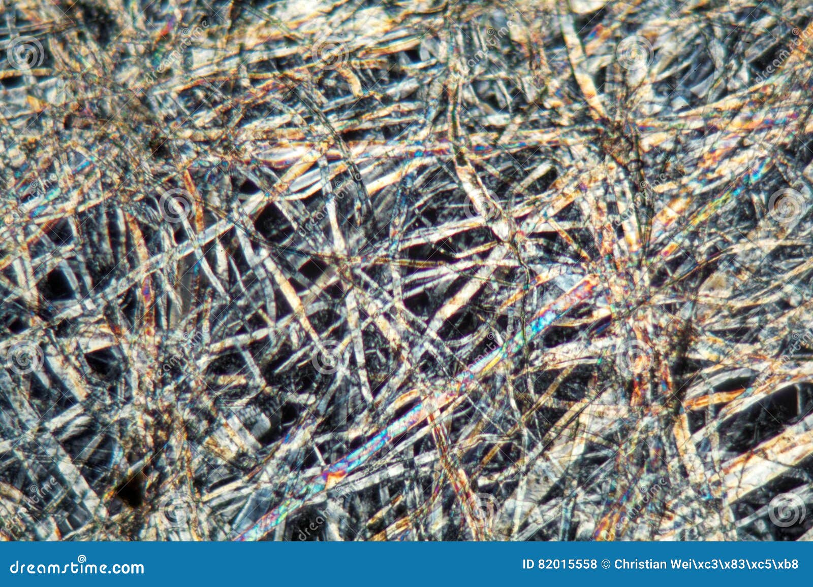 Paper under the microscope stock photo. Image of recycling - 82015558