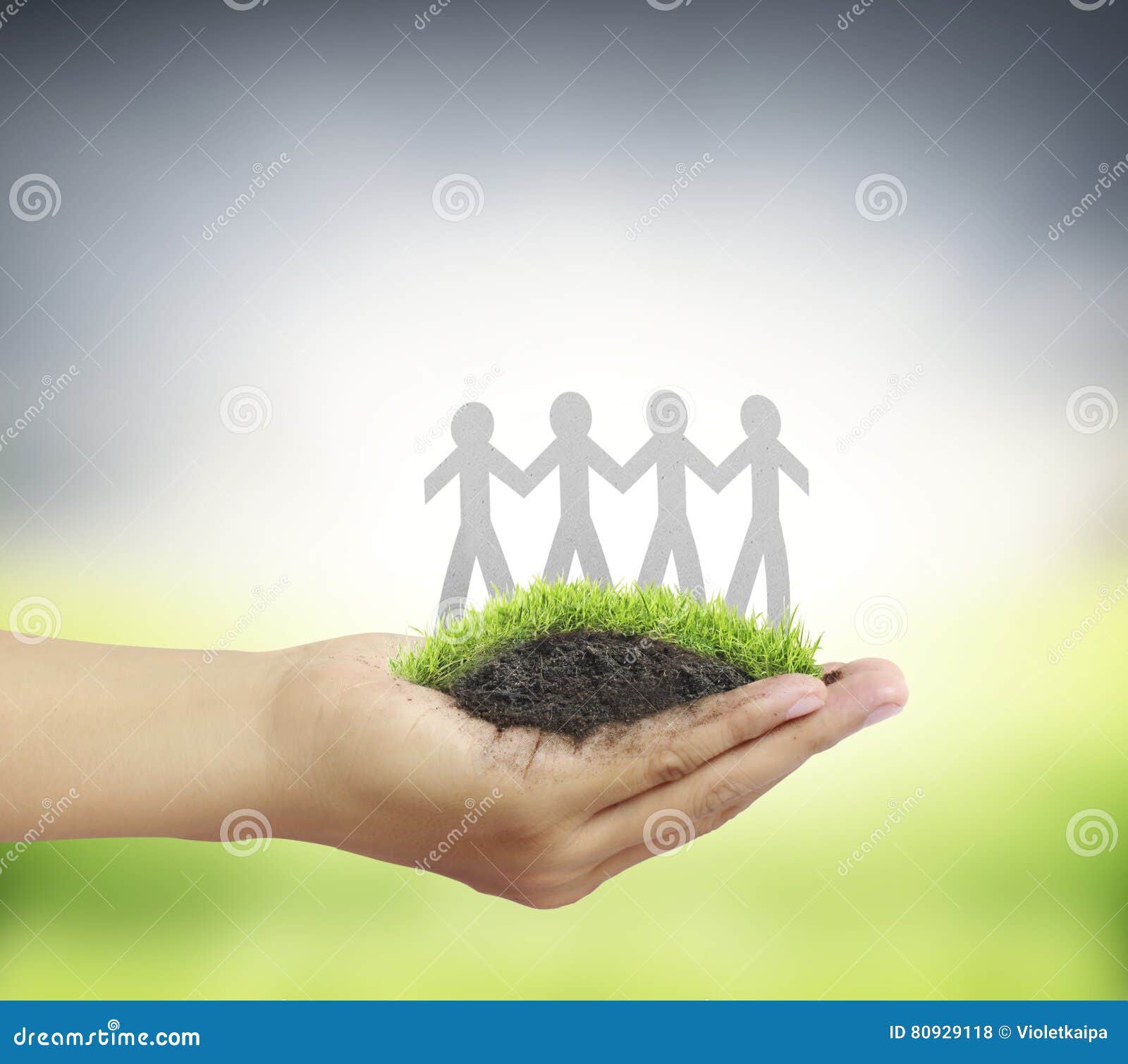 Paper unity people design stock illustration. Illustration of community ...