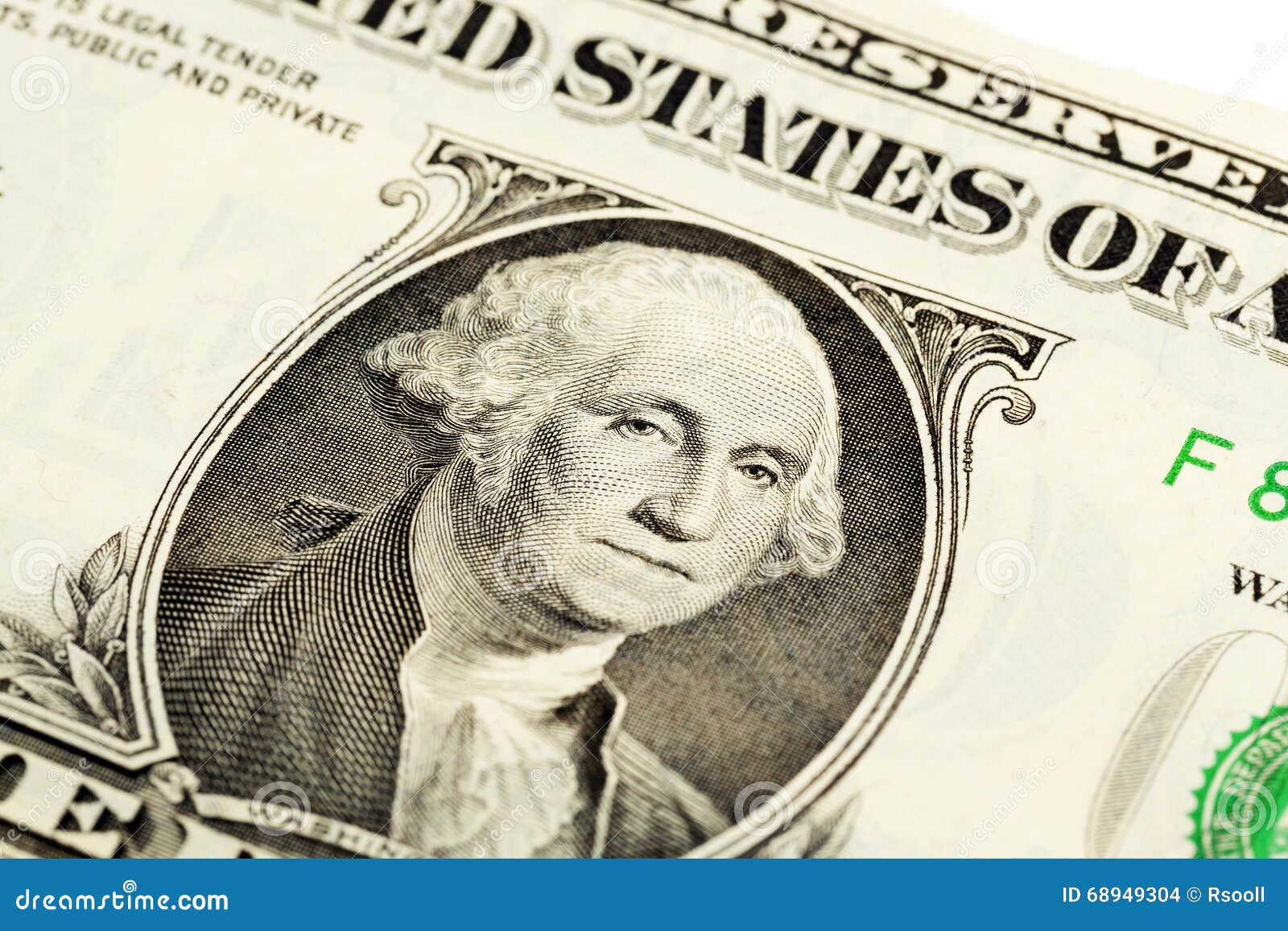 Paper us dollar. stock photo. Image of dollar, wealth - 68949304
