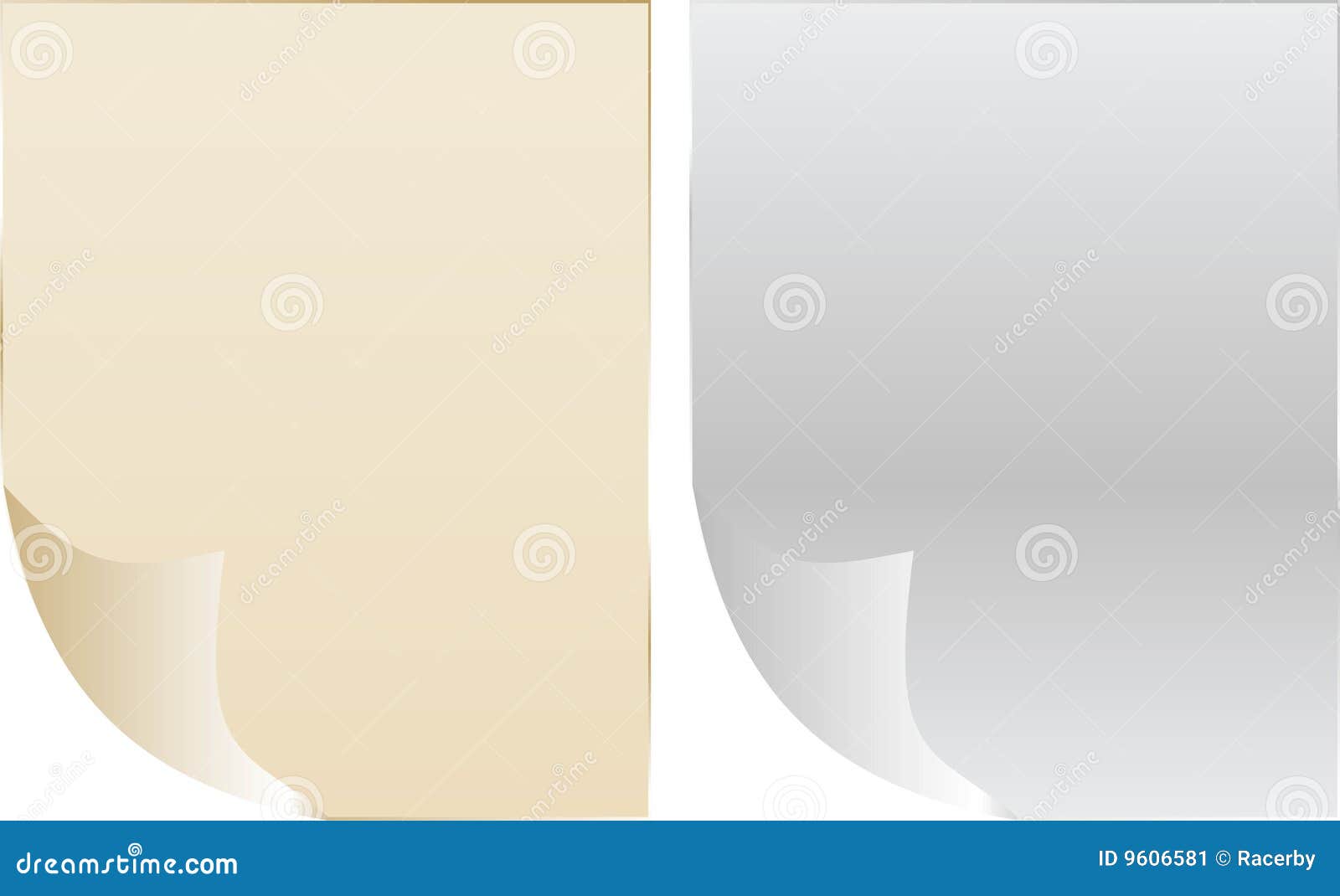 Paper vector stock vector. Illustration of collection - 9606581