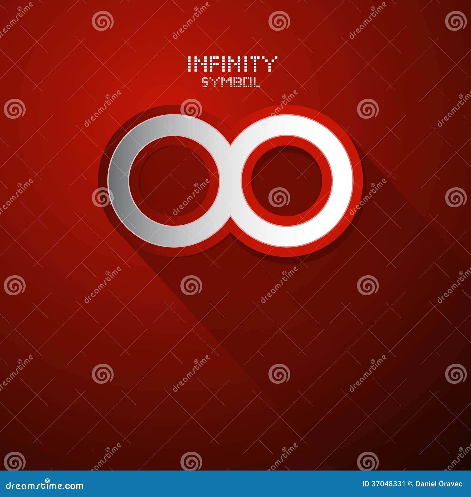 Paper Vector Infinity Symbol Stock Vector - Illustration of retro ...