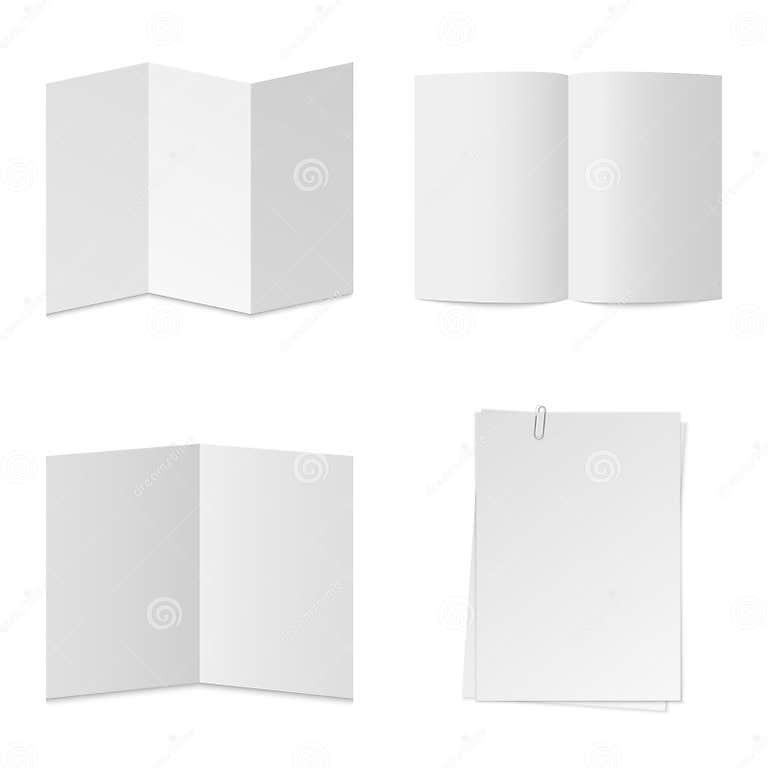 Paper vector set stock vector. Illustration of album - 32308675