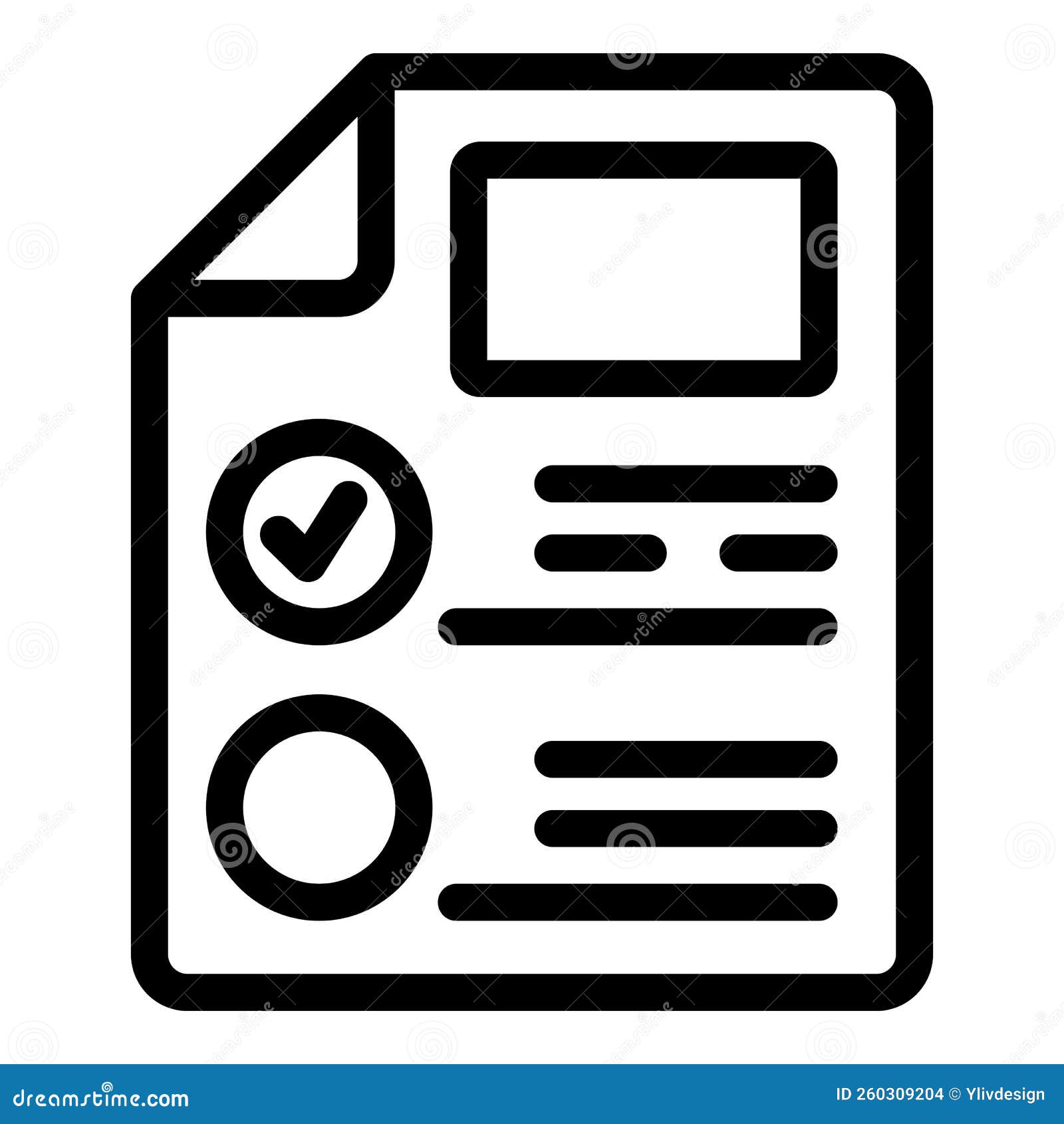 Paper Vote Icon Outline Vector. Election Poll Stock Illustration ...