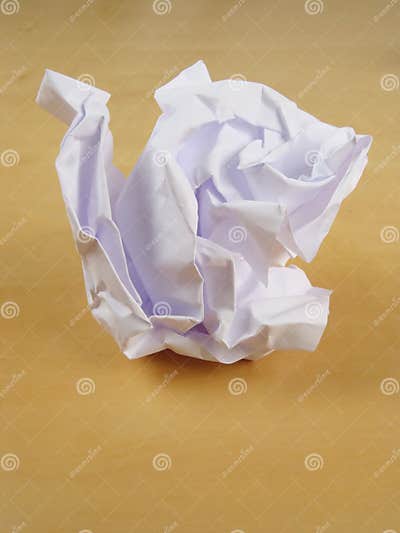 Paper wad on desk stock image. Image of attempt, result - 189541