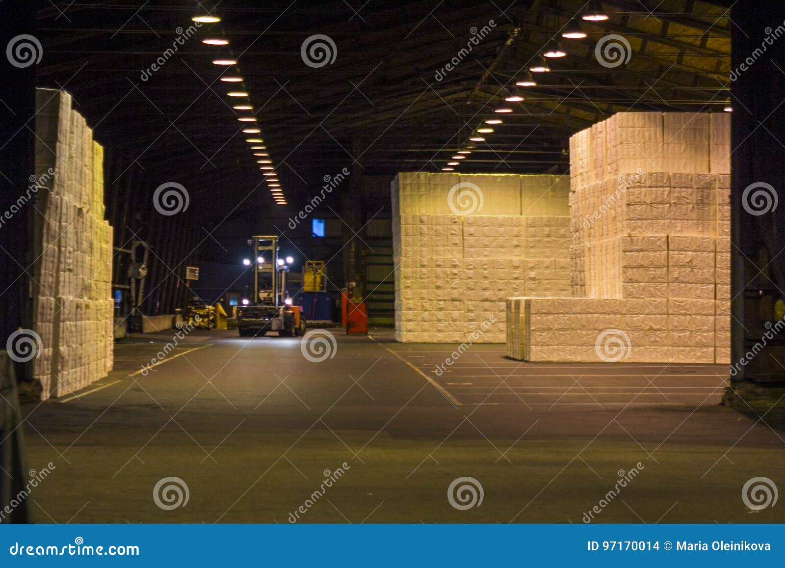 Paper warehouse stock photo. Image of indoor, commercial - 97170014