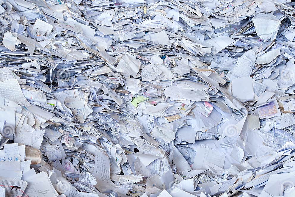 Paper waste for recycle stock image. Image of paper, discard - 20388301