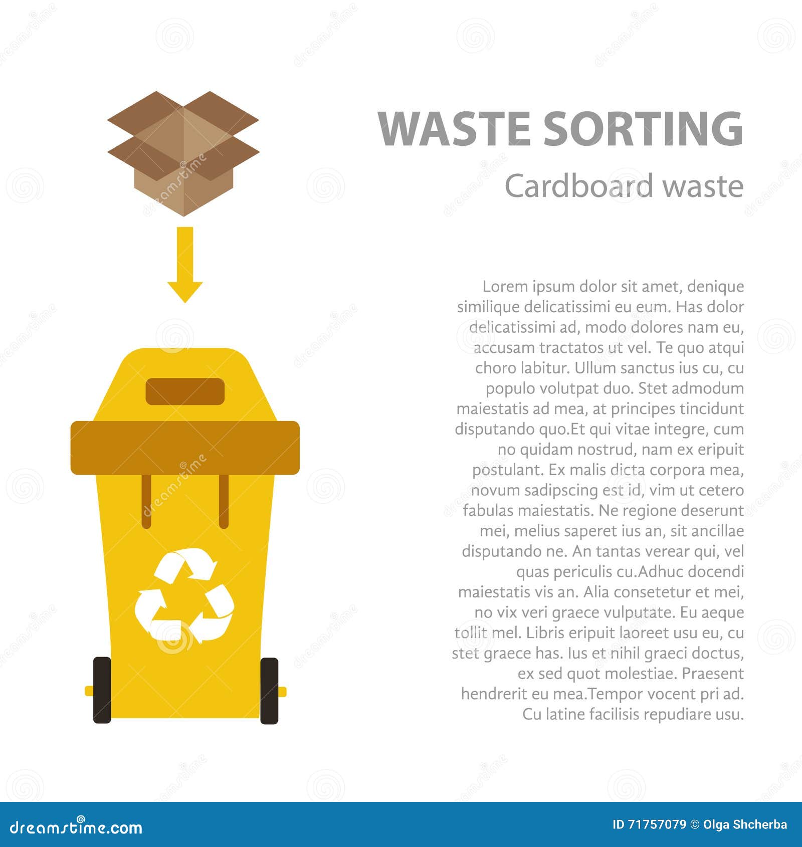 Paper Waste Sorting Flat Concept. Stock Vector - Illustration of ... Paper Waste Sorting Flat Concept. Stock Vector - Illustration of ...