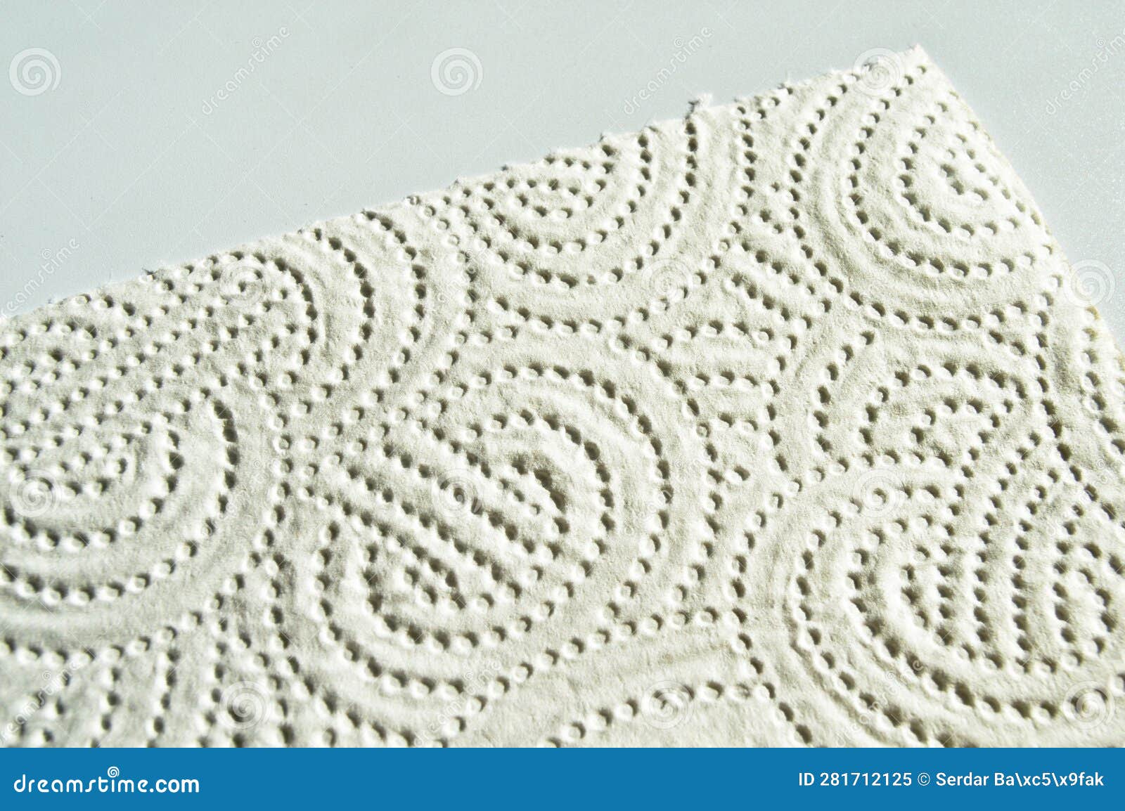 Paper White Napkin Texture Used for Kitchen Cleaning Stock Image ...