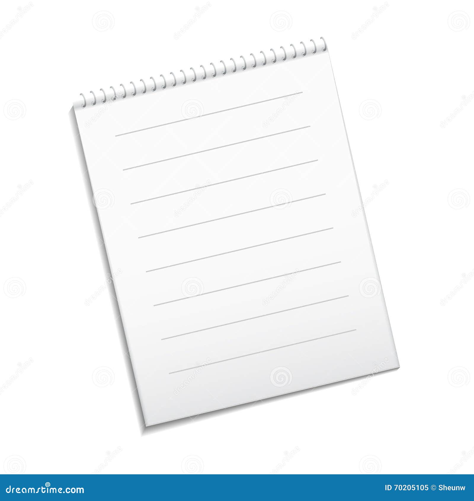 Paper white note. stock illustration. Illustration of noticeboard ...