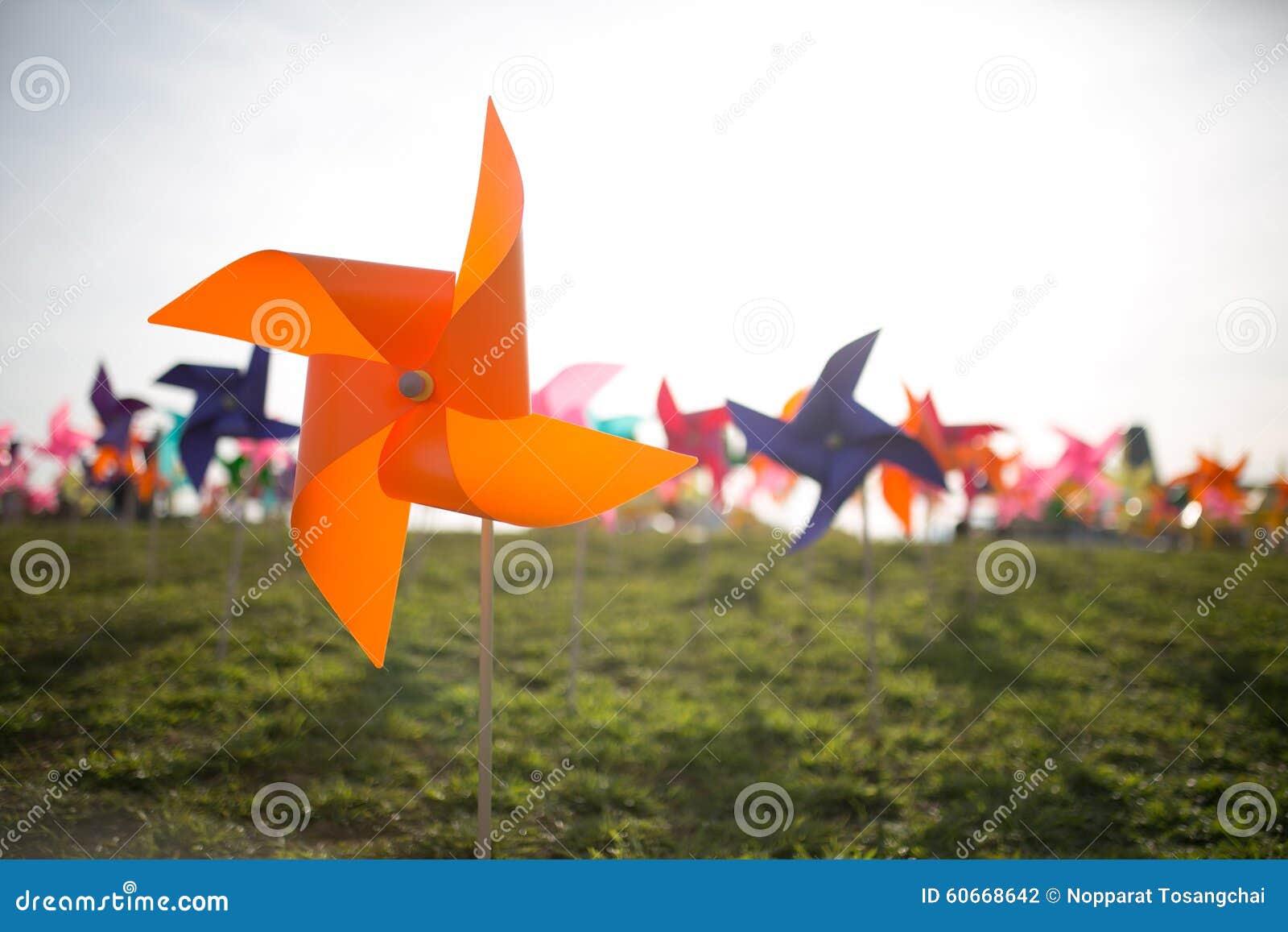 Paper windmill stock photo. Image of happy, windmill - 60668642