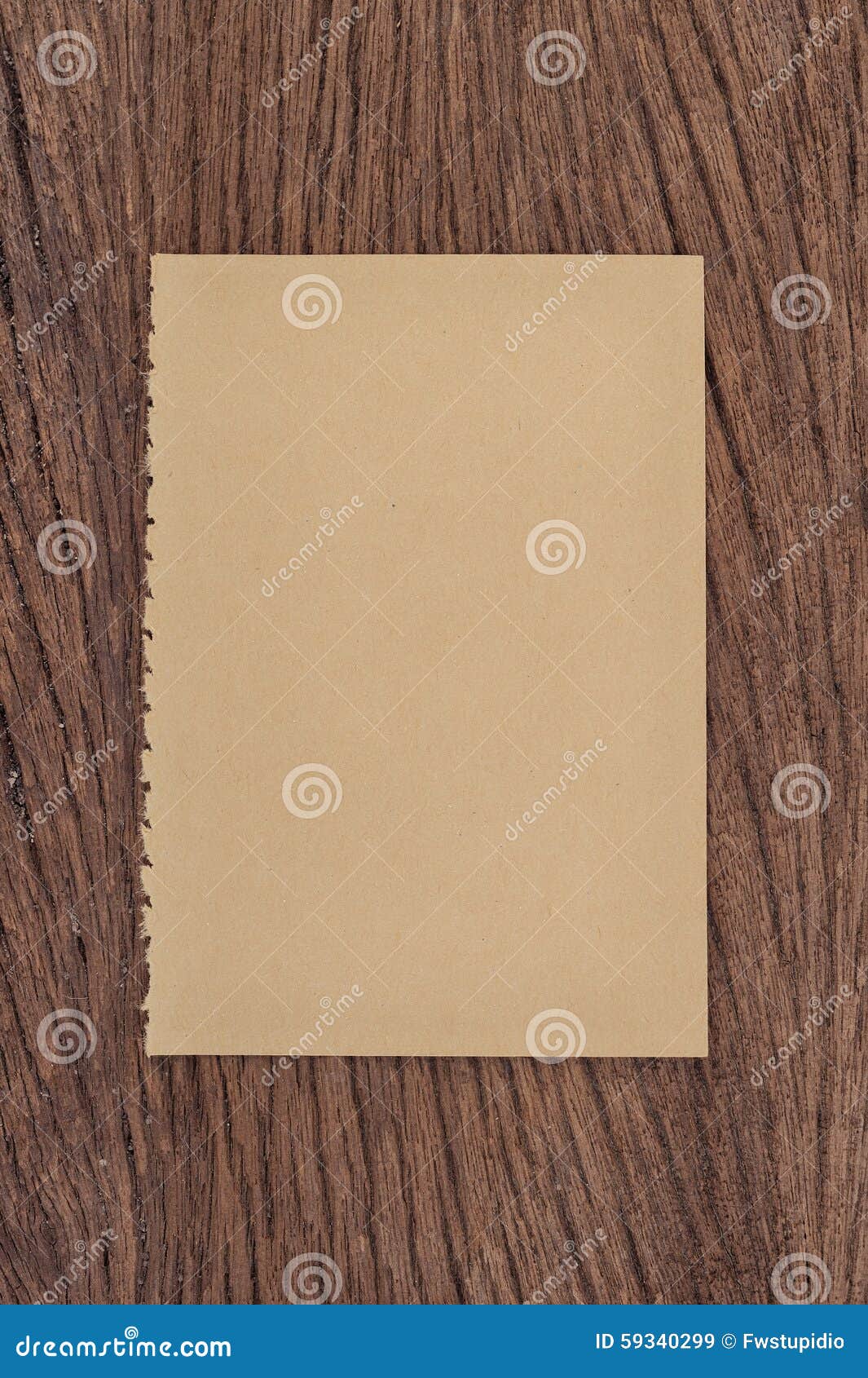Paper on wood table stock image. Image of door, grain - 59340299