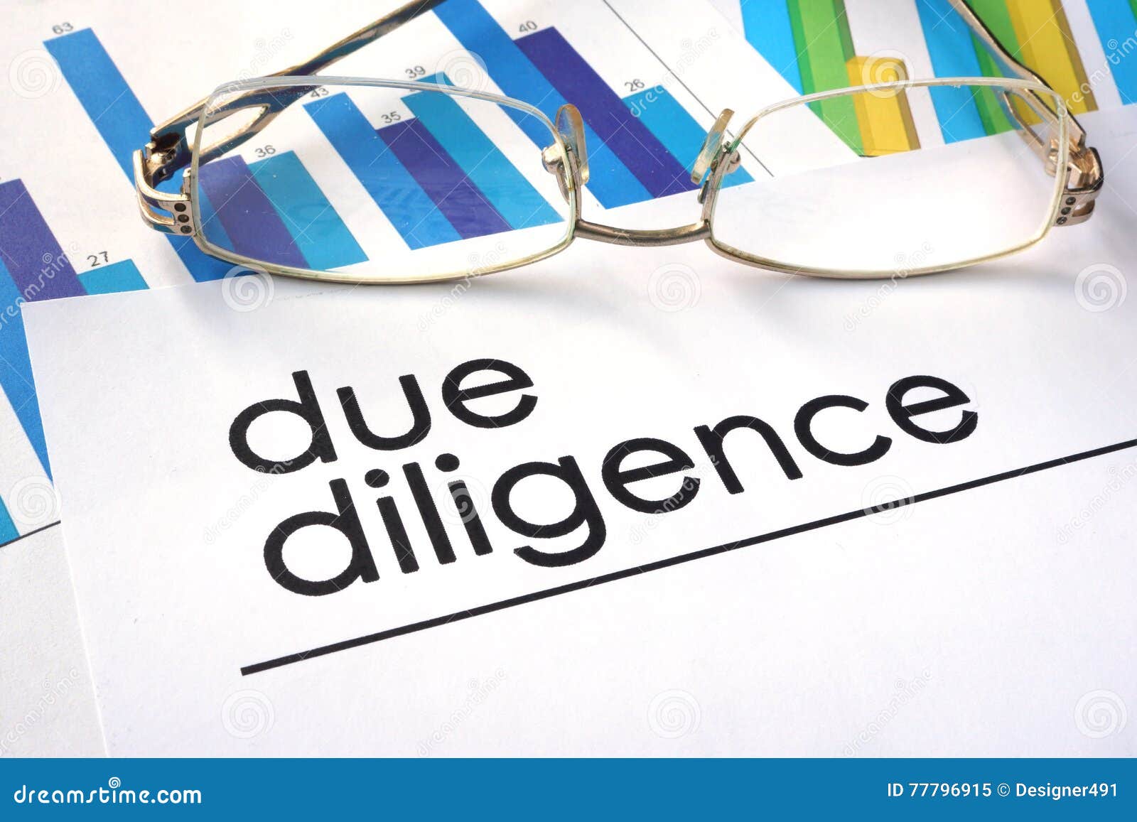Paper with Words Due Diligence Stock Image - Image of consolidation ...