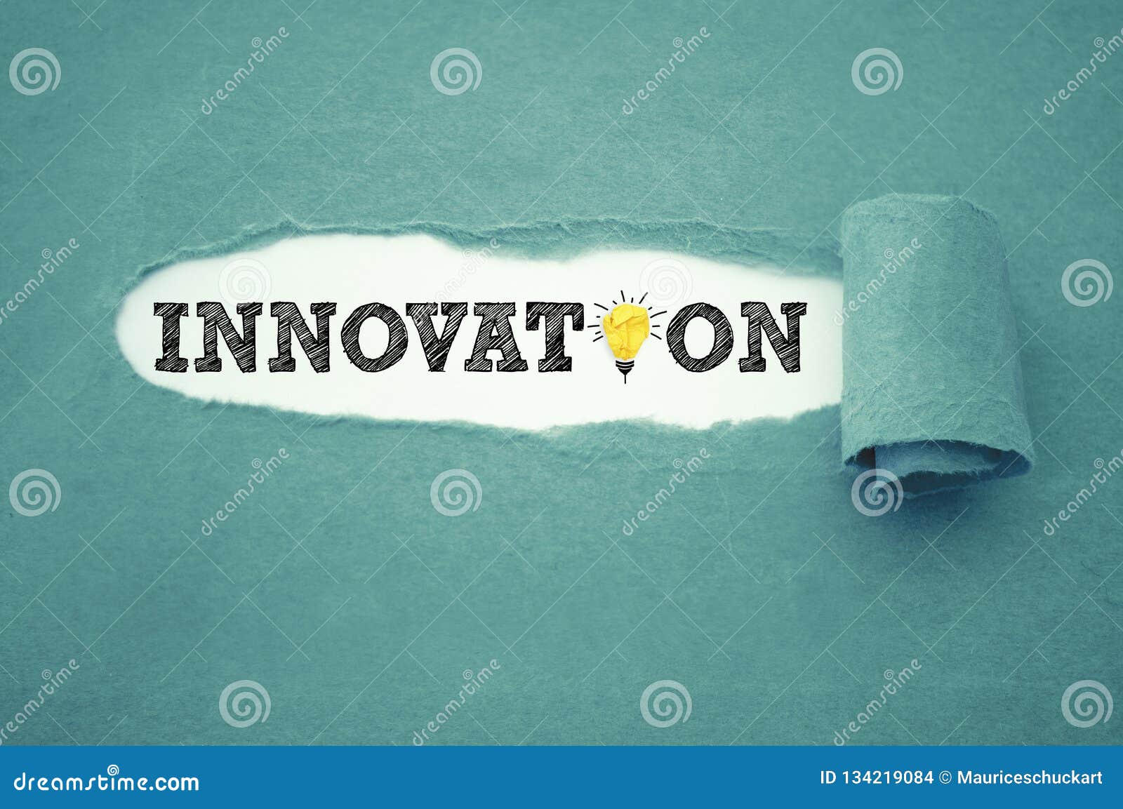 Paper work with innovation stock photo. Image of graphic - 134219084