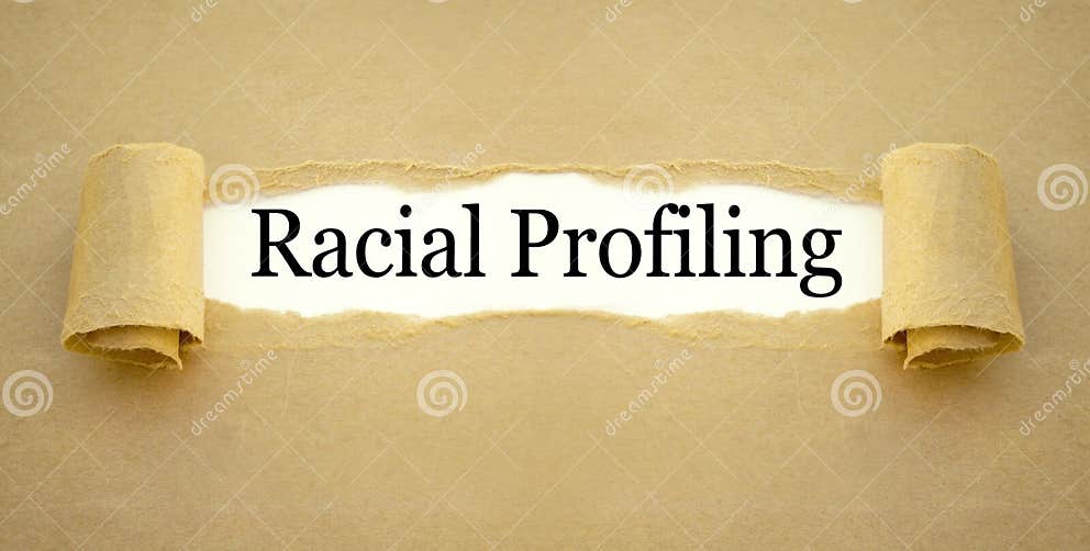 Paper Work with Racial Profiling Stock Image - Image of rights, police ...