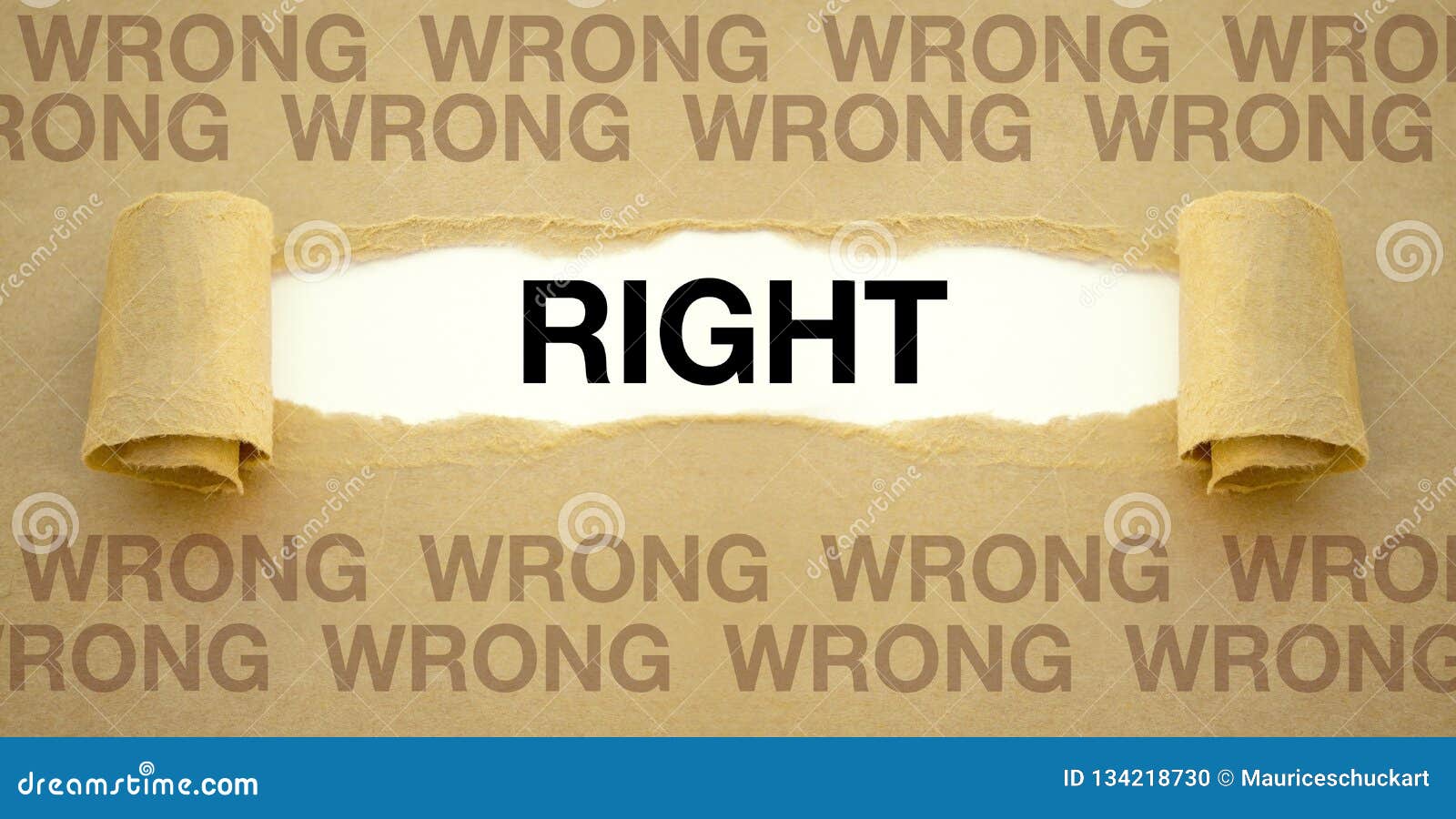Paper Work with Right and Wrong Stock Photo - Image of message, ethical ...
