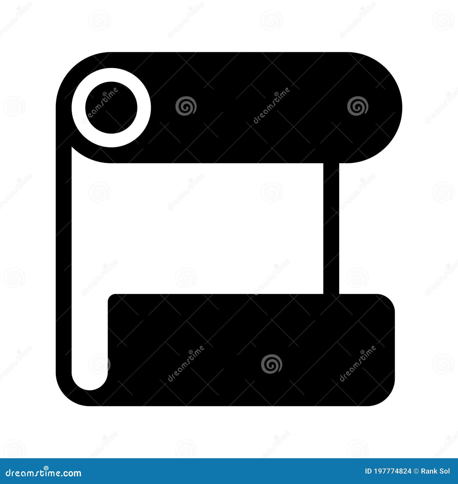 Paper Wrap, Plastic Wrap, Paper, Wrap Fully Editable Vector Icon Stock ...