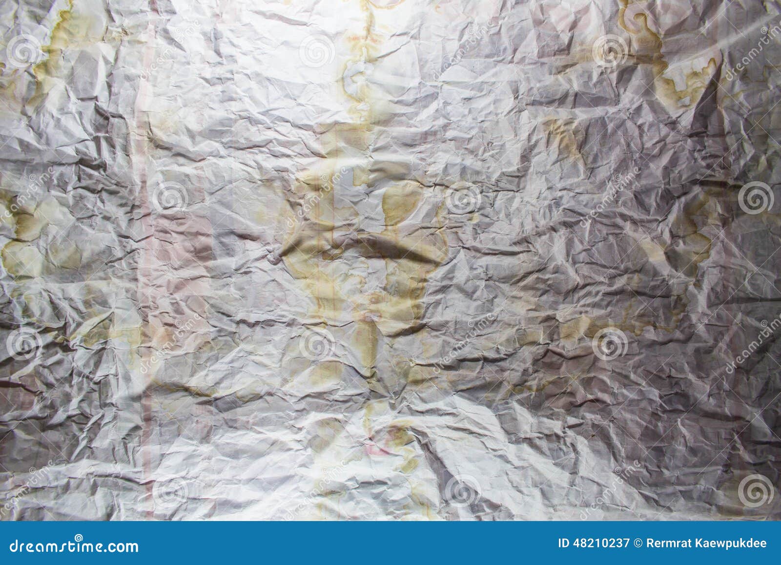 Paper wrinkled. stock image. Image of pattern, gray, sheet - 48210237