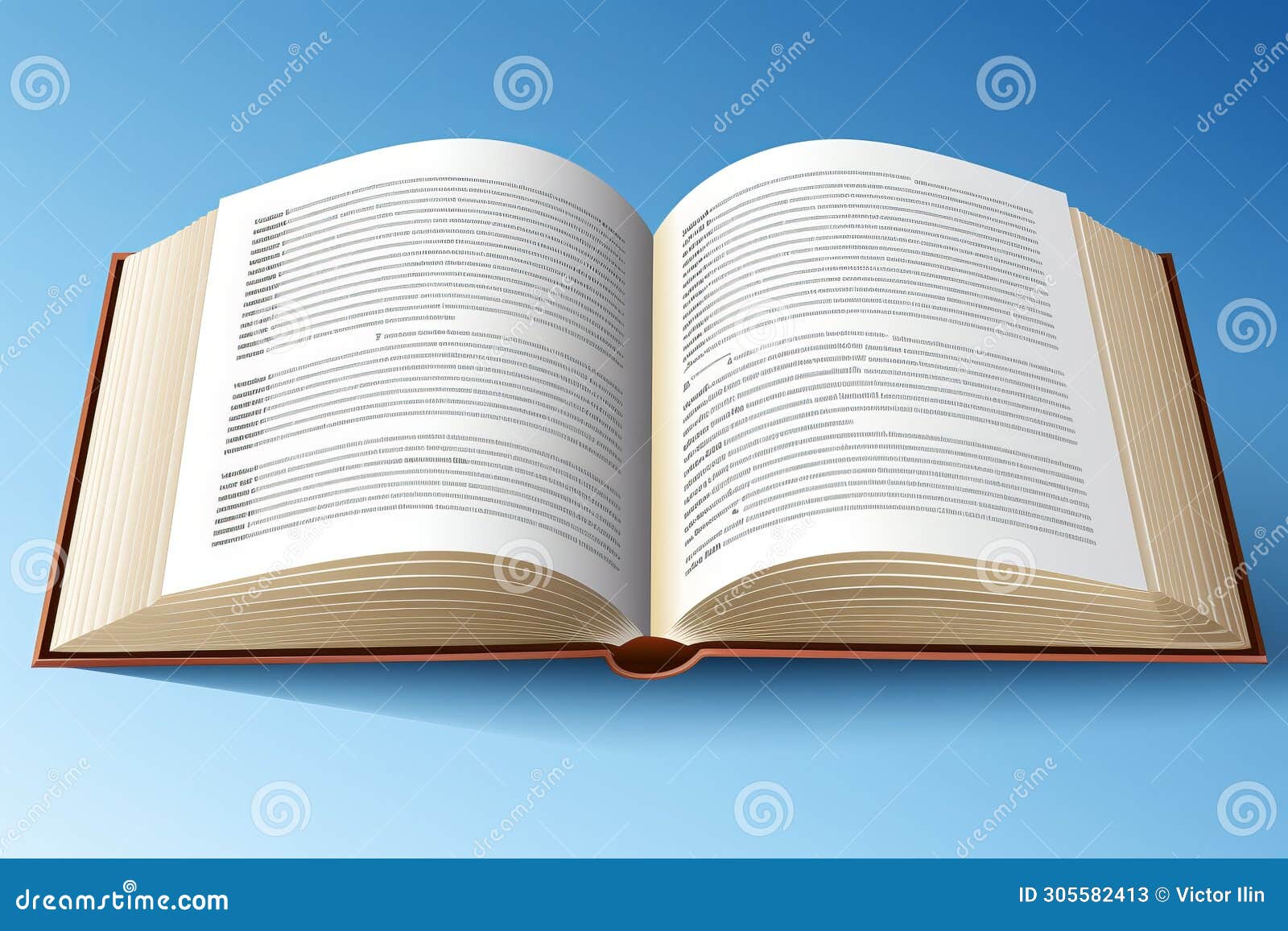 Paperback and Open Book Mockup Cover on Solid Blue Background ...