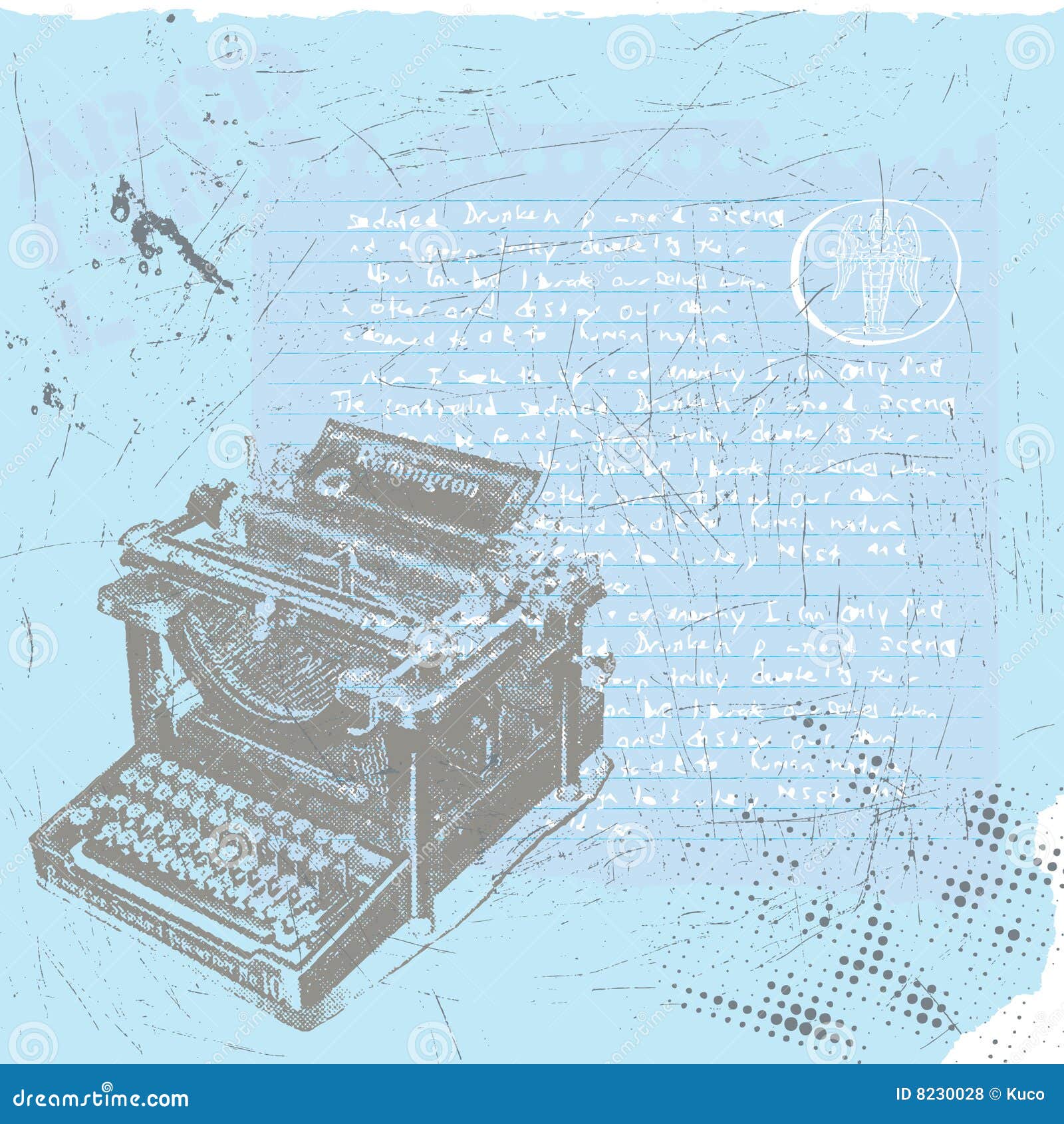 Paperback writer stock vector. Illustration of vector - 8230028