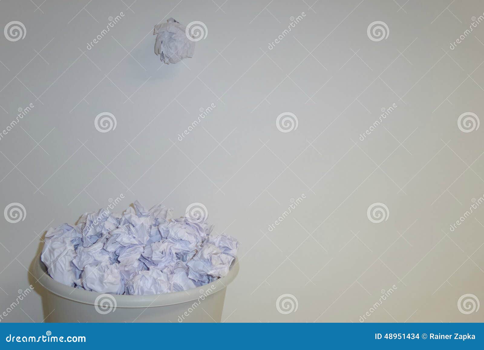 Paperball Color stock photo. Image of garbage, useless - 48951434