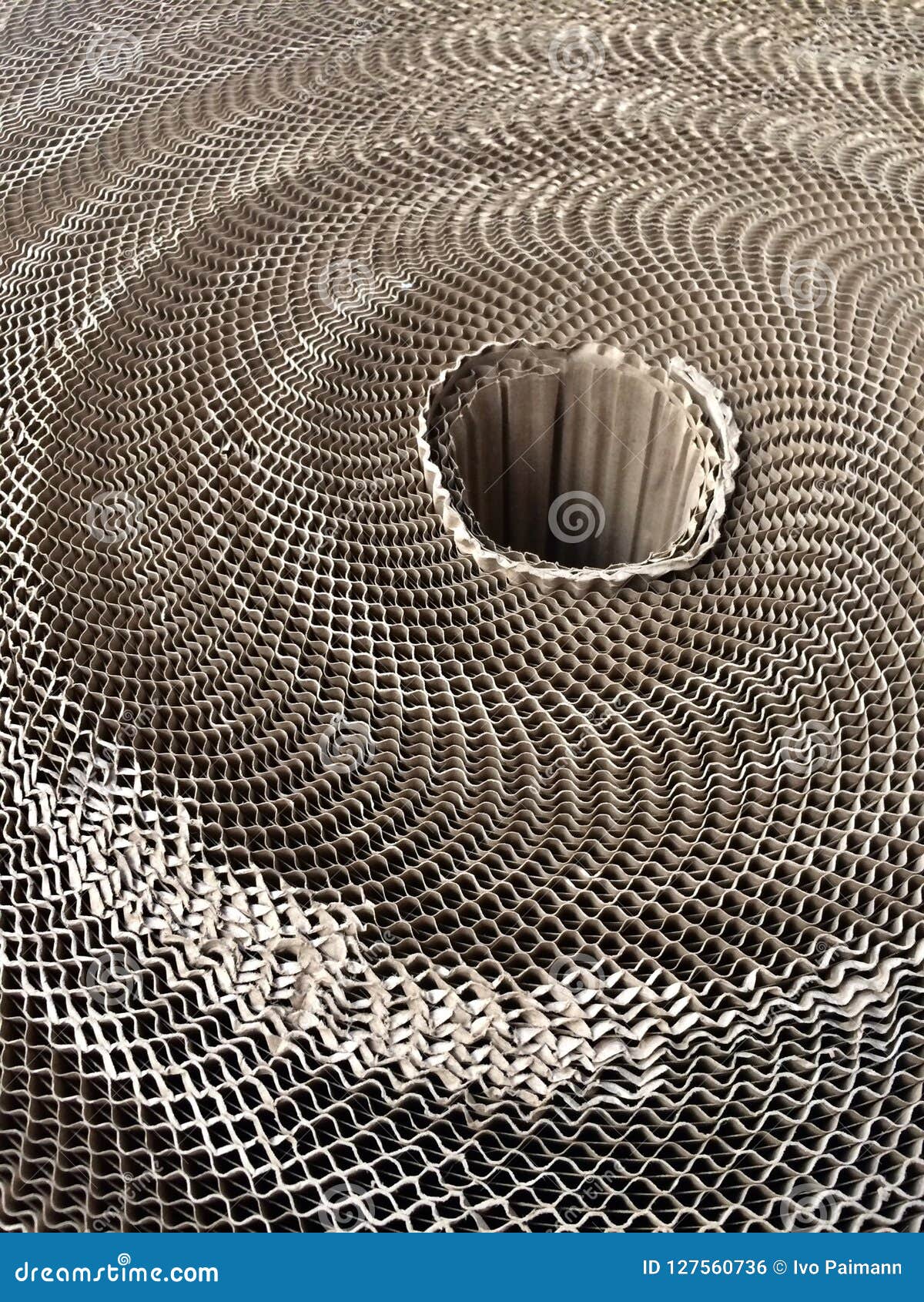 Paperboard roll stock photo. Image of consumables, spiral - 127560736