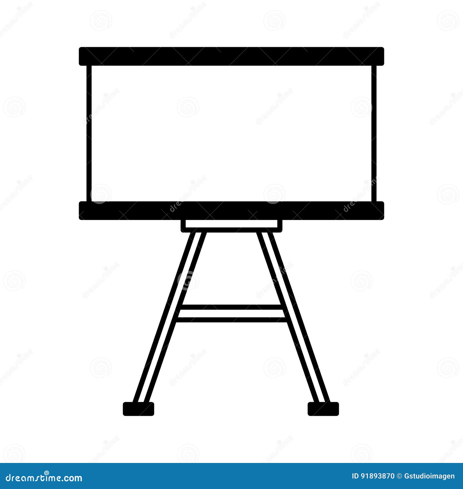 Paperboard Training Isolated Icon Stock Vector - Illustration of ...