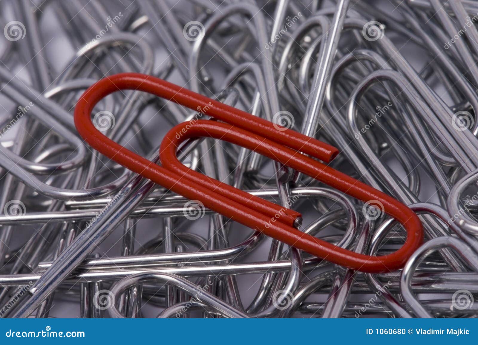 Paperclip stock photo. Image of contrast, work, meeting - 1060680