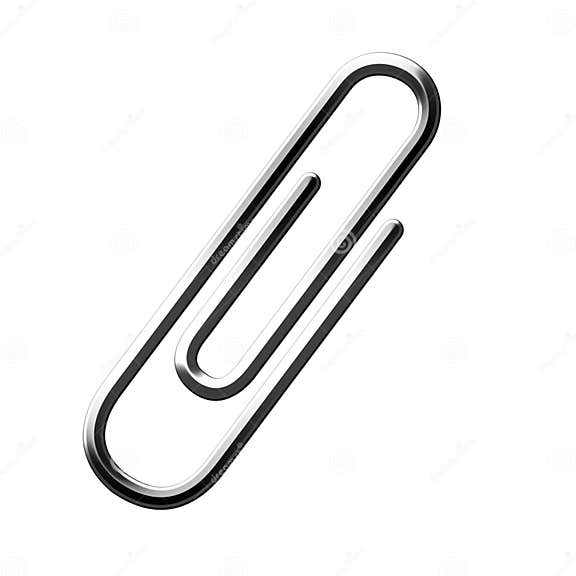 Paperclip stock illustration. Illustration of paperwork - 6768604
