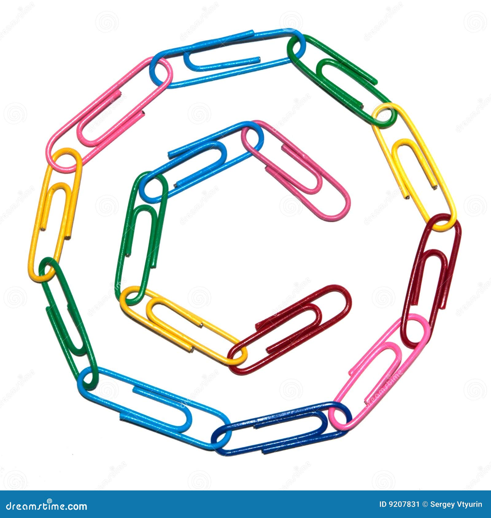 Paperclip Abstract Composition ``copyright`` Stock Image - Image of ...