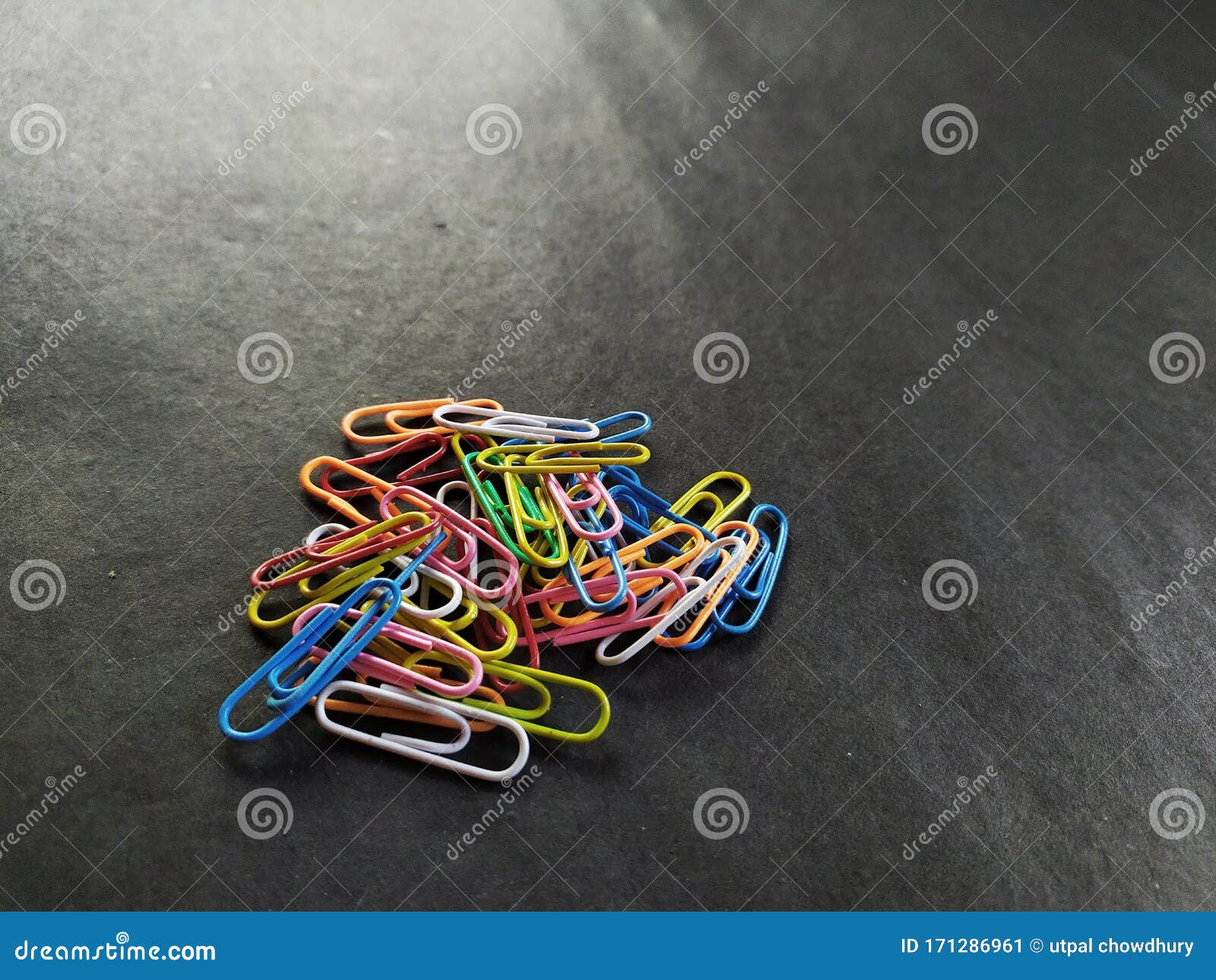 Paperclip for Attachment of Documents Stock Image - Image of office ...