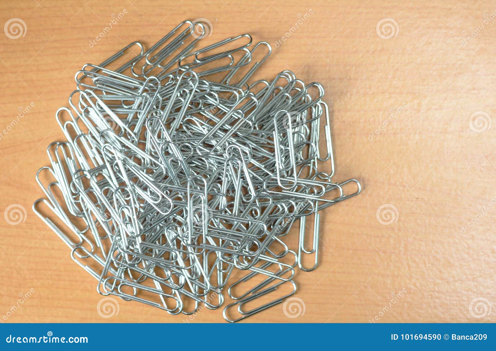 Paperclip stock photo. Image of gray, accessory, pencil - 101694590